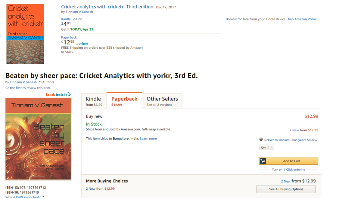 Cricket analytics with cricketr!!! – Giga thoughts